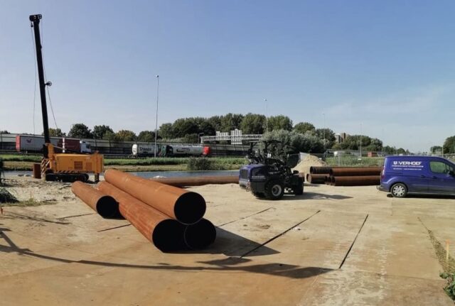8 Tube piles in three segments of Ø 559 mm | Solines