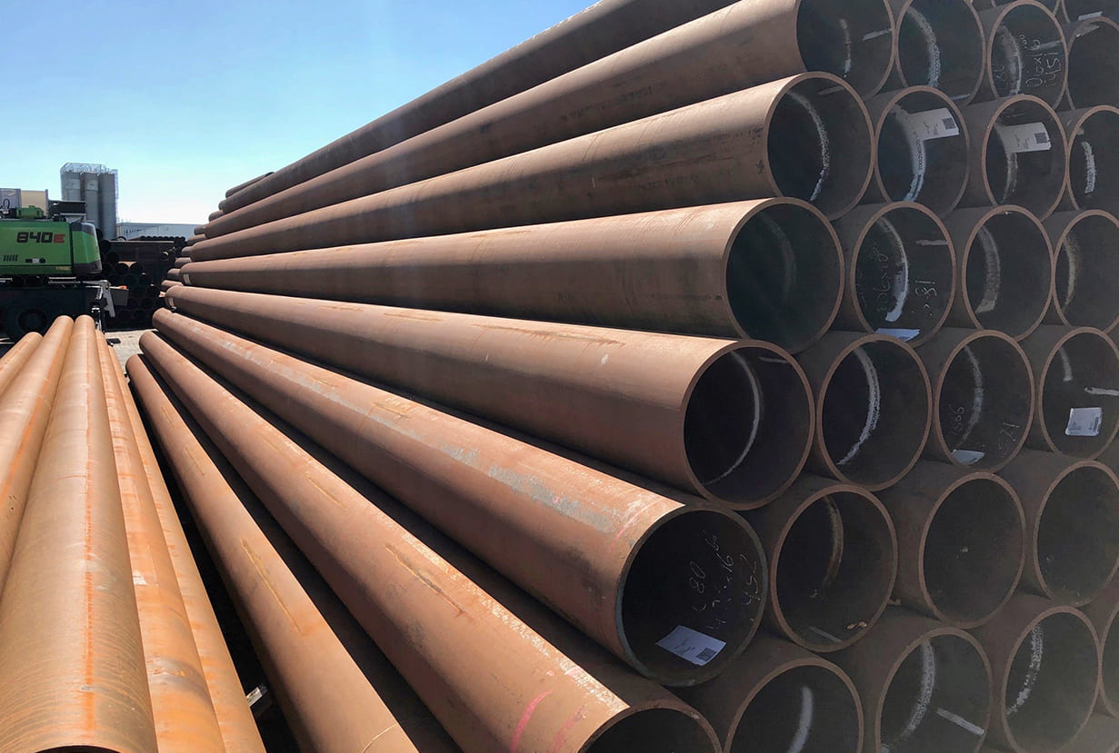 Longitudinally welded steel pipes Ø 406.4 x 16.66 | Solines