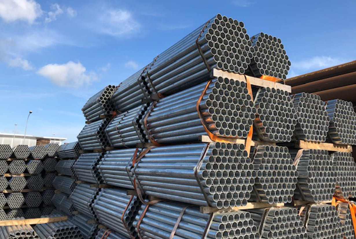 New batch of scaffold tubes Ø 48.3 x 3.25 mm | Solines