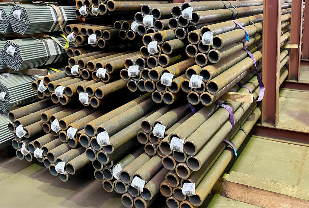 Longitudinally welded tubes in Ø 101.6 x 12.50 mm | Solines