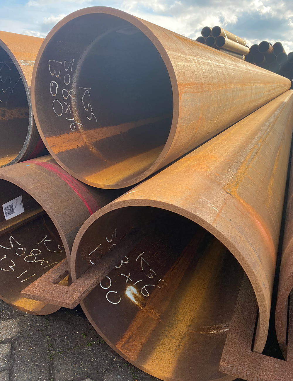 Longitudinally welded pipes in Ø 508 x 16.0 mm | Solines