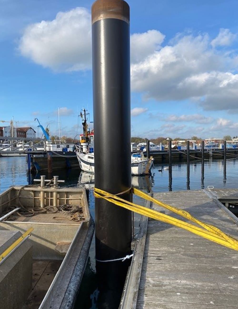 Steel tubes for Ancora Marina III - Projects | Solines BV