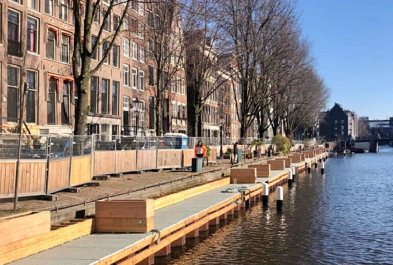 Mooring posts for "Binnenkant" quay in Amsterdam | Solines