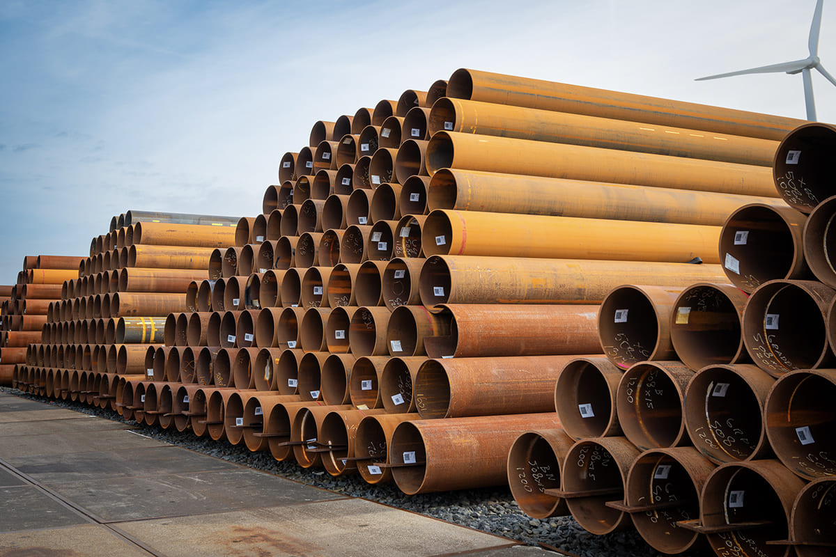 1,900 Meters of steel tubes Ø 508.0 x 7.10 mm | Solines BV