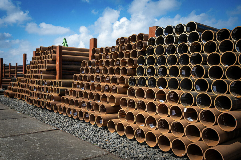60 Tons of steel tubes Ø 273.0 x 9.50 millimeters | Solines