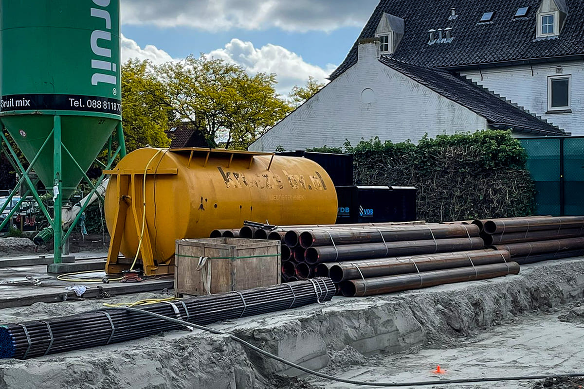 Steel GSI Tubes Delivered for Foundation Project in Moerdijk